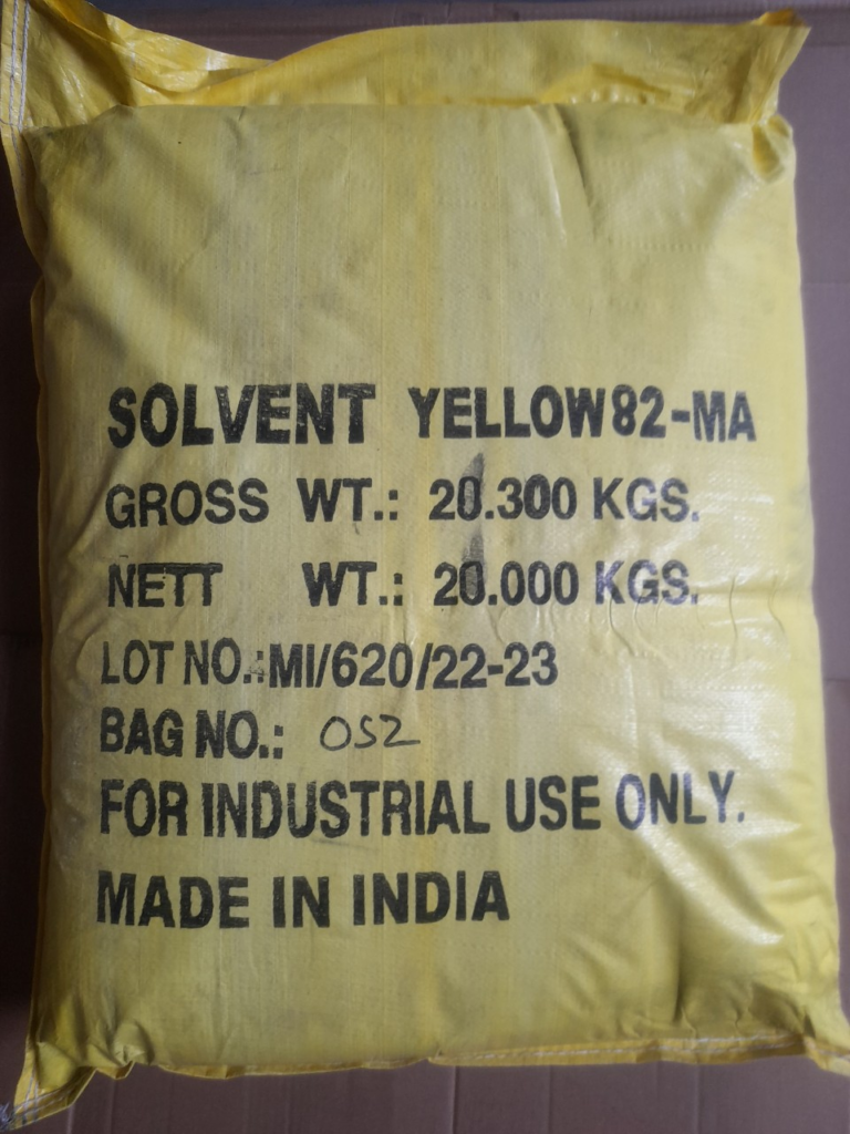 MÀU SOLVENT DYES-YELLOW P.Y.82 - CÔNG TY TNHH HOÁ CHẤT MINH LONG