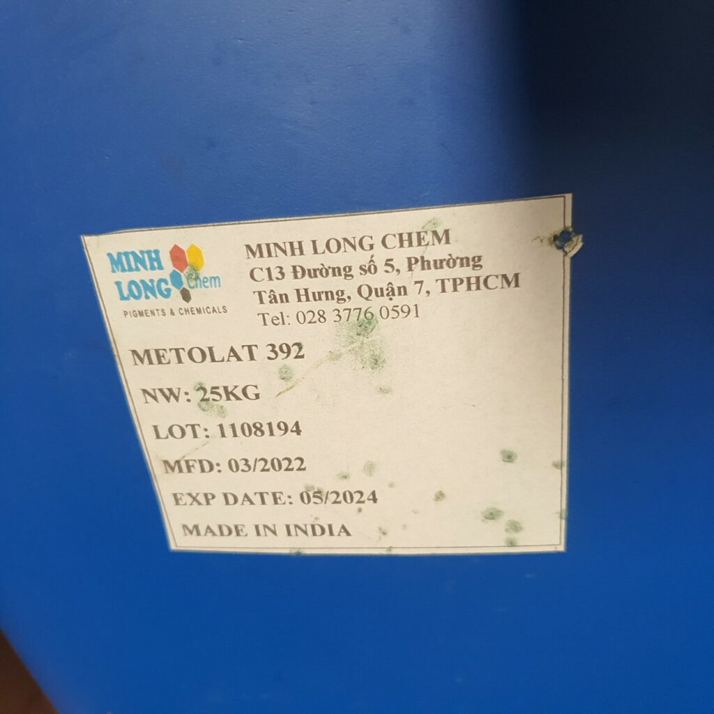 PHÂN TÁN METOLAT 392 - CÔNG TY TNHH HOÁ CHẤT MINH LONG